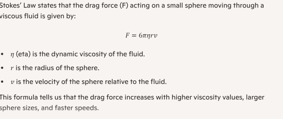 What is Stokes law Class 11 - Convex Classes